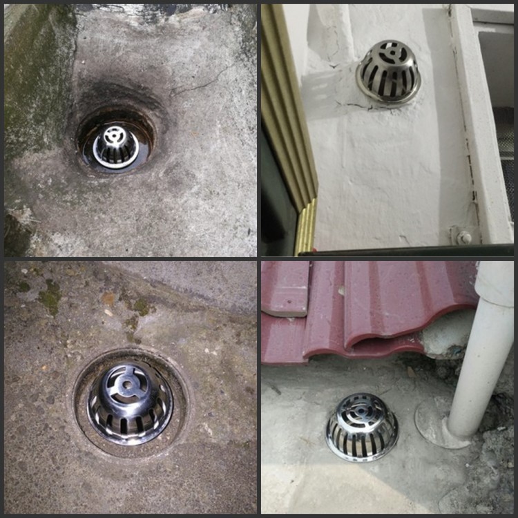 Stainless Steel Rooftop Balcony Floor Drain Cover Outdoor Roof ...