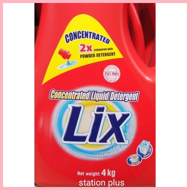 ♈ 卍 LIX Liquid Detergent 4kgs (Perfume Release/2x Concentrated ...