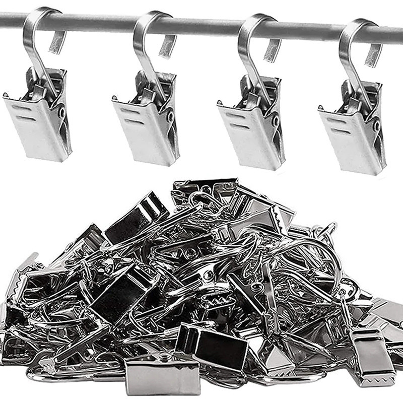 10Pcs Mini Curtain Clips/Multipurpose Metal Decorative Hooks/Photos ...