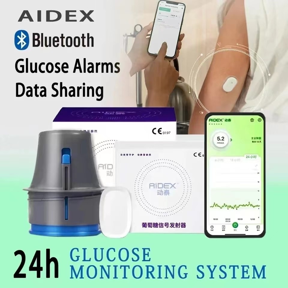 AIDEX Dynamic Blood Meter Freestyle Libre CGM Sensor 24H Realtime ...