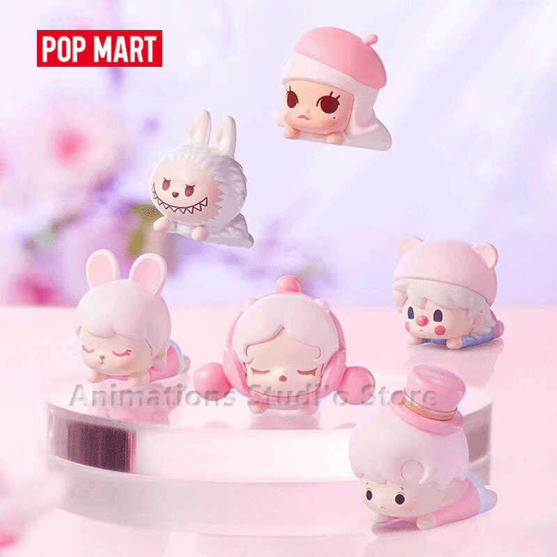 7 MART Cherry Blossom Action Toys Bunny Dimoo Molly Labubu Pucky Haci ...