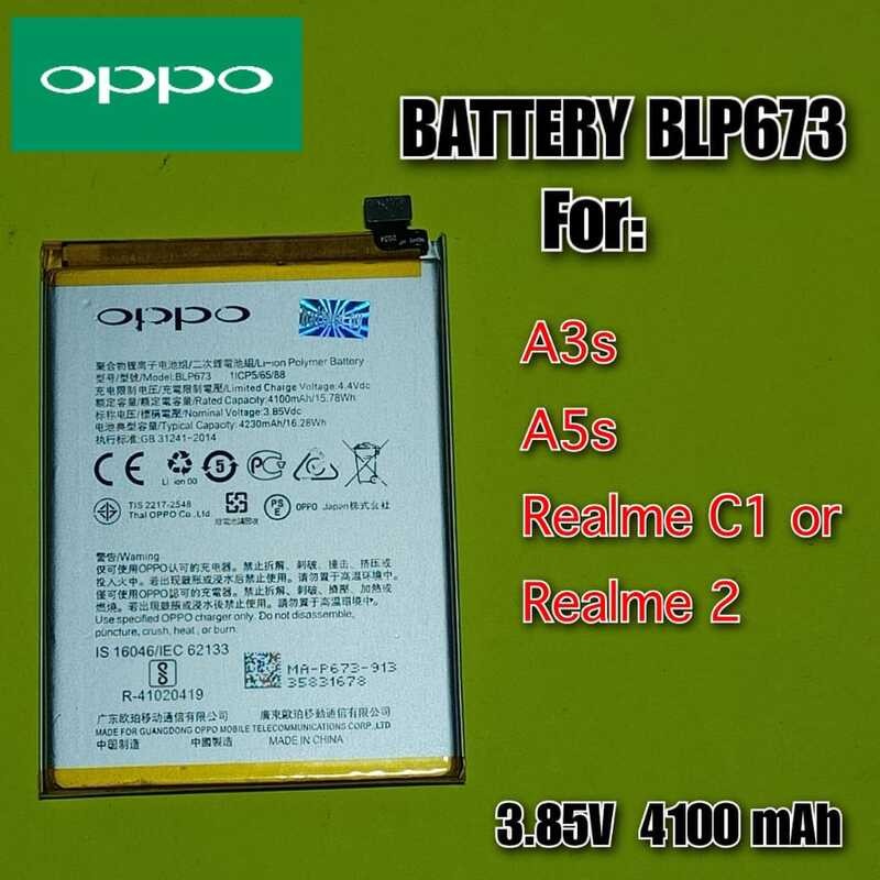 26 OPPO A3s/A5s/Realme C1/Realme 2/Blp673 Built-In Battery Replacement ...