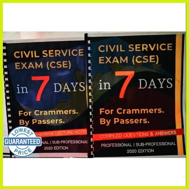 ۞ 2-IN-1 Civil Service Exam (CSE) 2022 Ultimate Reviewer (Lecture Notes ...