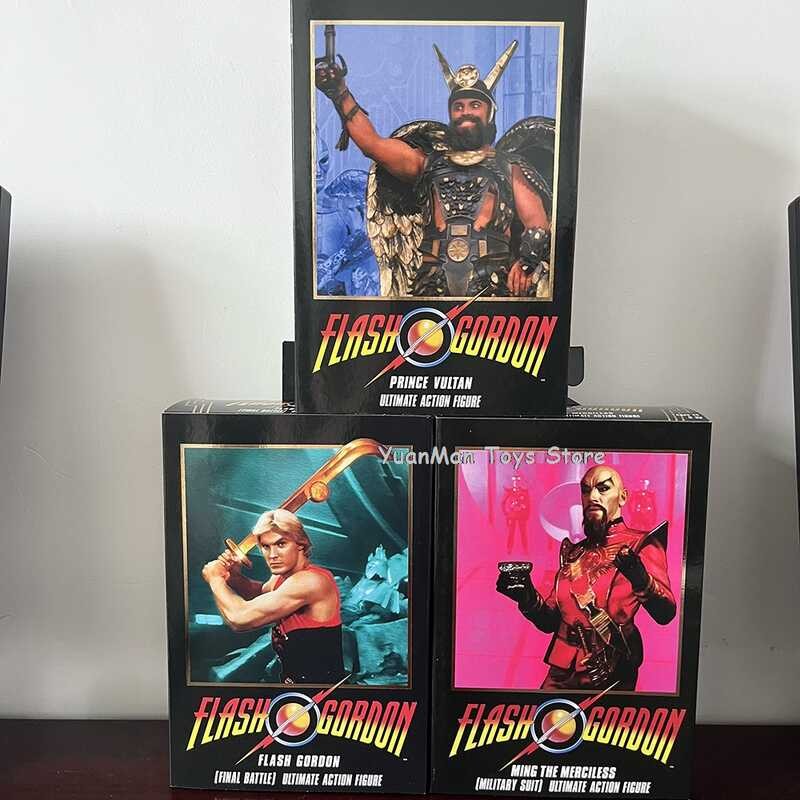NECA Flash Defenders Of The Earth Series Gordon Prince Vultan Ultimate ...