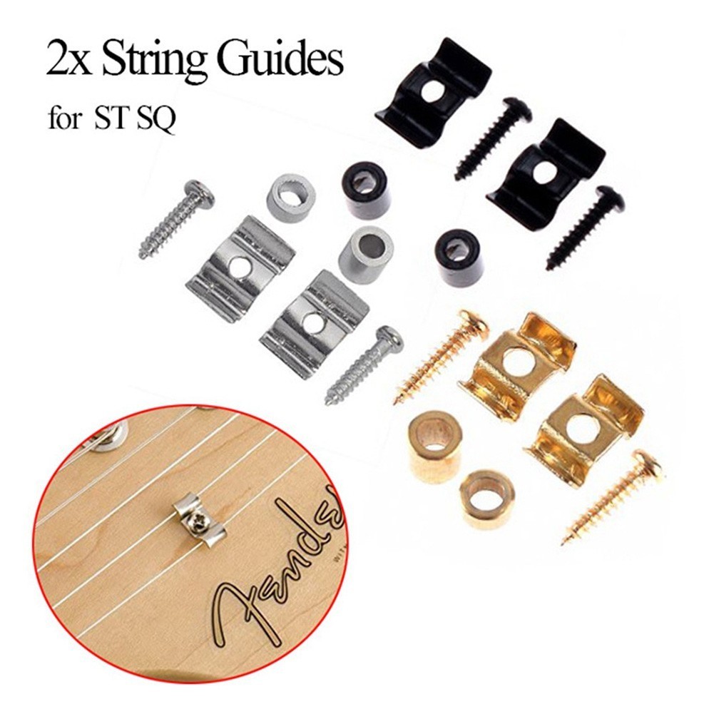 [OME] 1 Pair of String Trees/Retainers Electric Guitar Gold/Black ...