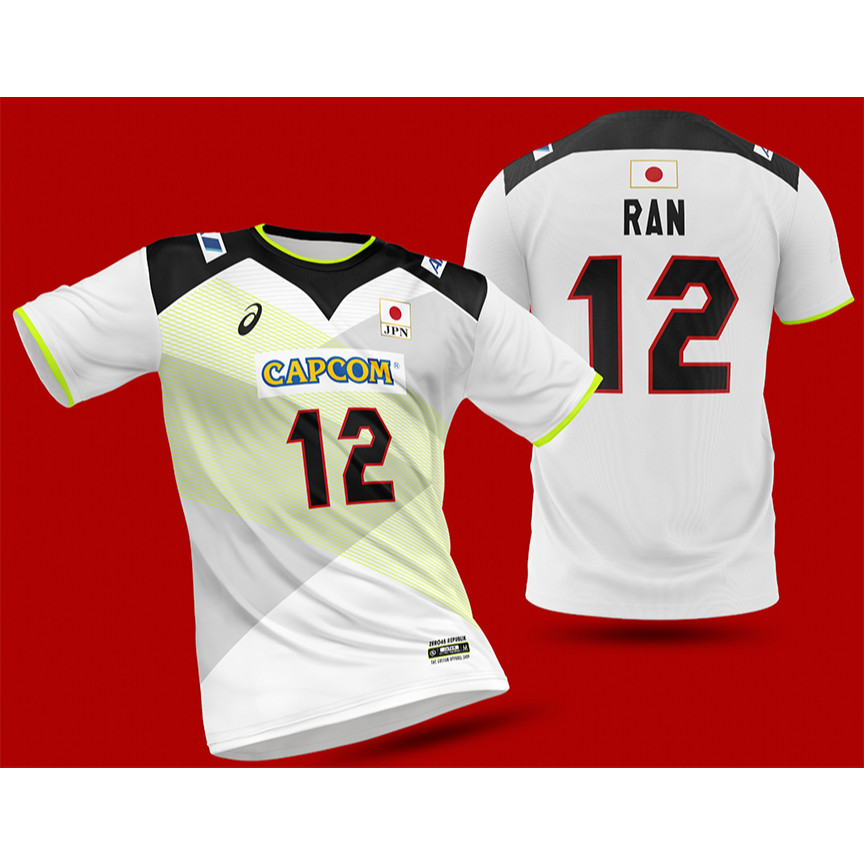 Japan CAPCOM Men's Volleyball Team Jersey | Shopee Philippines