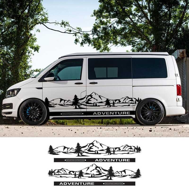 Stickers 4Pcs/Lot Car Motorhome Camper Van For VW Transporter T4 T5 T6 ...