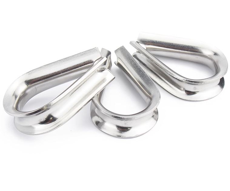10pcs-1pcs M2 - M16 Wire Rope Thimble Stainless Steel 304 Cable Wire ...