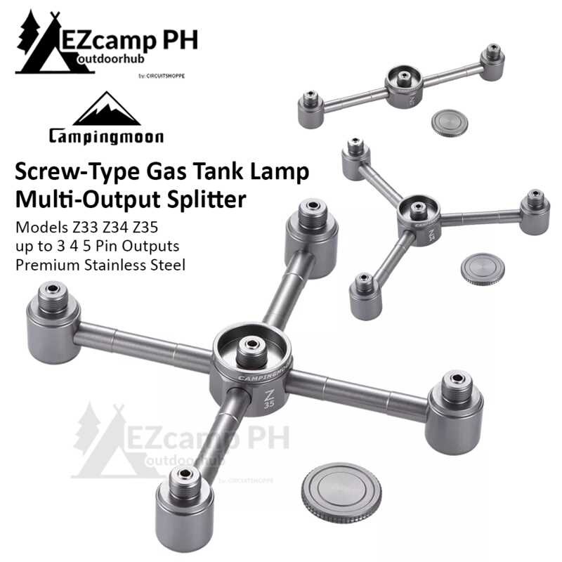CAMPINGMOON ☥ Tank Connector Z26 Z33 Z34 Z35 Outdoor Adapter Extension ...