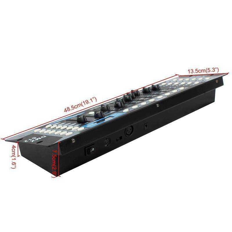 Table ☥ Lamp 192 Channel DMX 512 Controller Console for Stage Lighting DJ Pro par light ...