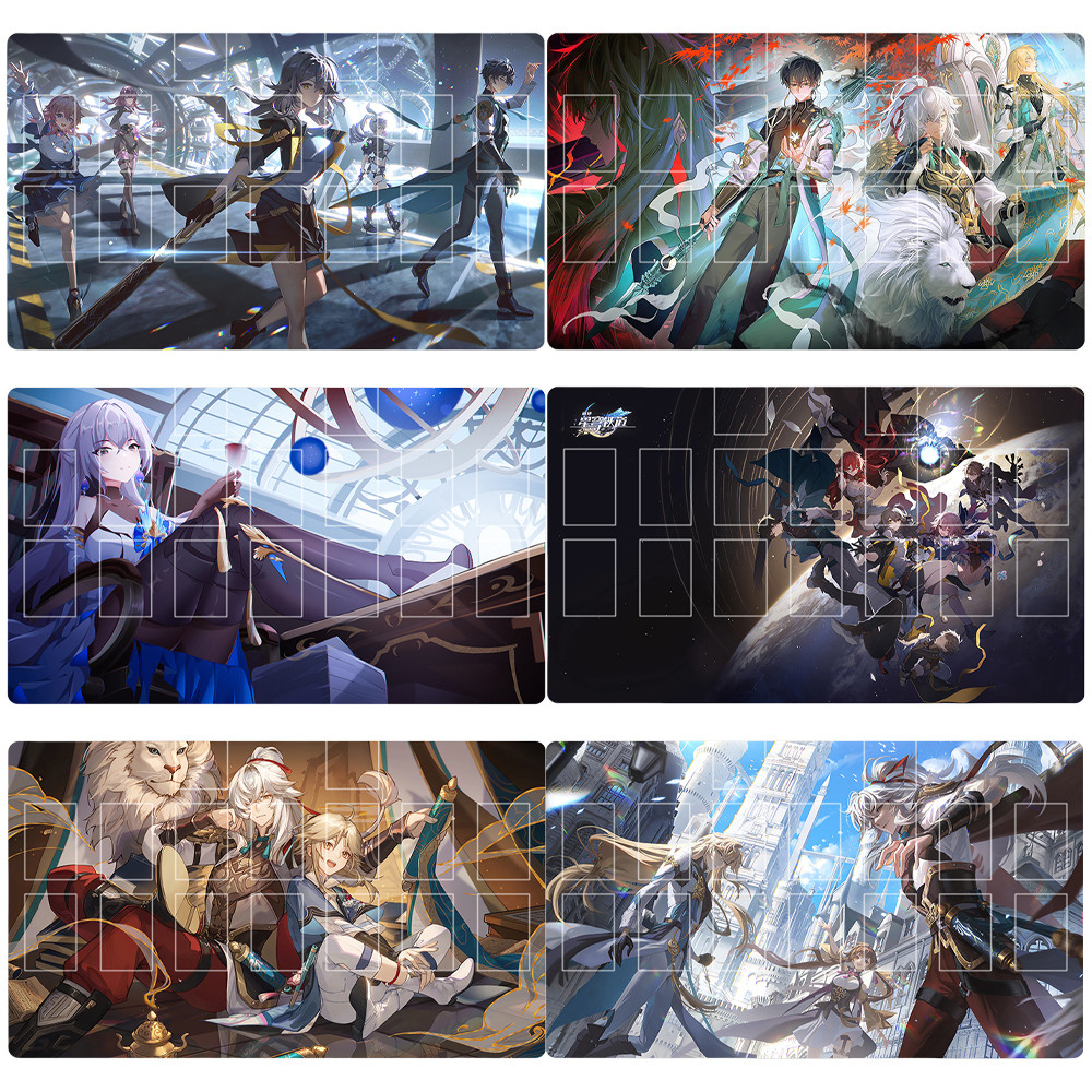 Honkai Star Rail Tcg Card Mat 60X40Cm Jing Yuan Bronya Dedicated Anime ...