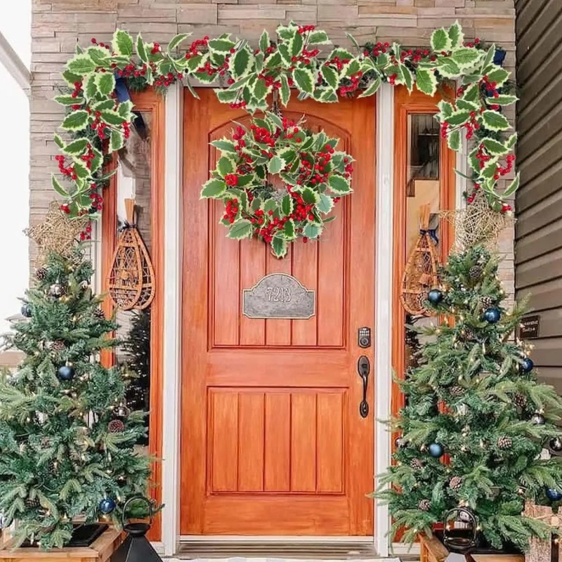 Christmas Holiday Art Sling Decorative Hanging Flower Garland Festival ...