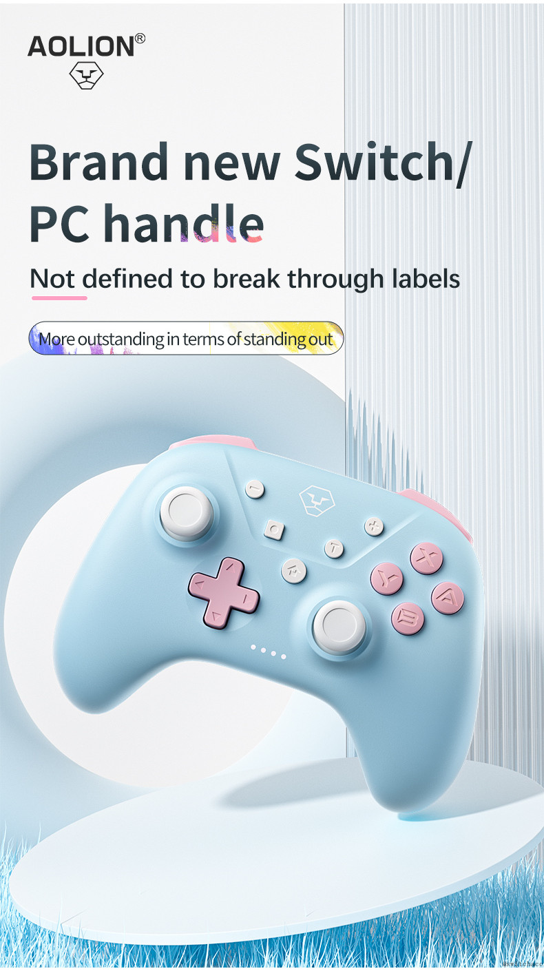 AOLION Pro Controller Rococo Color for Nintendo Switch / PC/ iOS ...