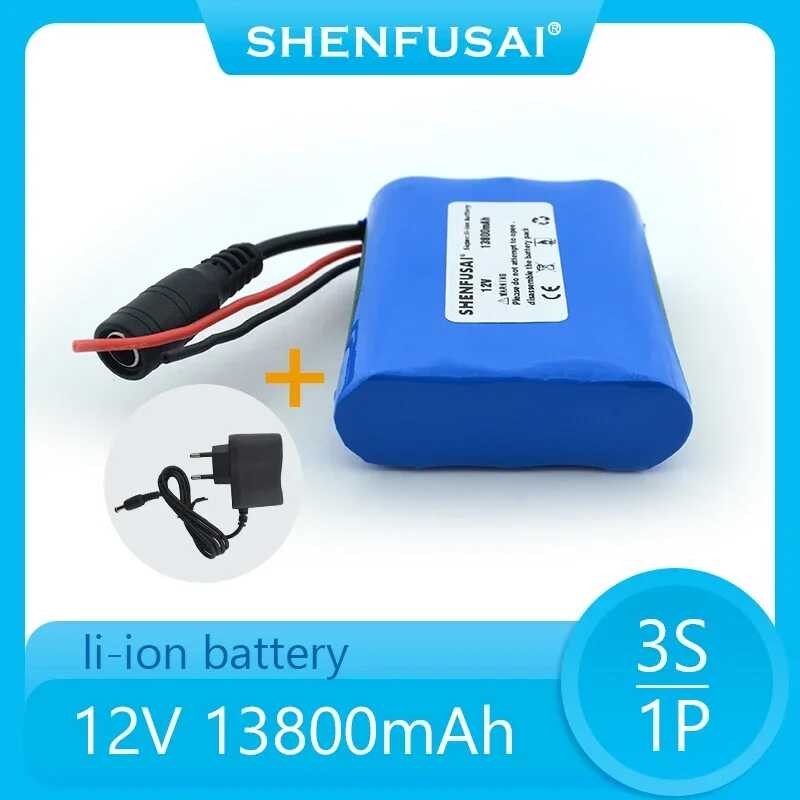 3S1p 12V 13800Mah Lithium-Ion Battery With BMS For UPS Video ...
