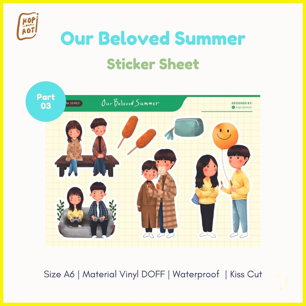♂ Our Beloved Summer Merch (Sticker Sheet, Keychain, Tote Bag, Standee ...