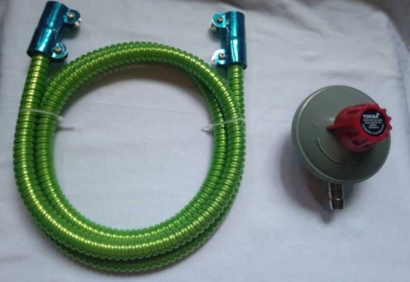 GAS TOKINA REGULATOR AND LPG HOSE BUNDLE FOR SNAP On/ GASUL ( DE SALPAK ...