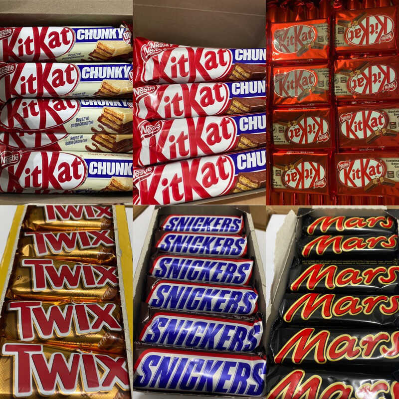 Twix Mars Snicker 4F Kitkat Chunky Chocolate Bars 50G | Shopee Philippines