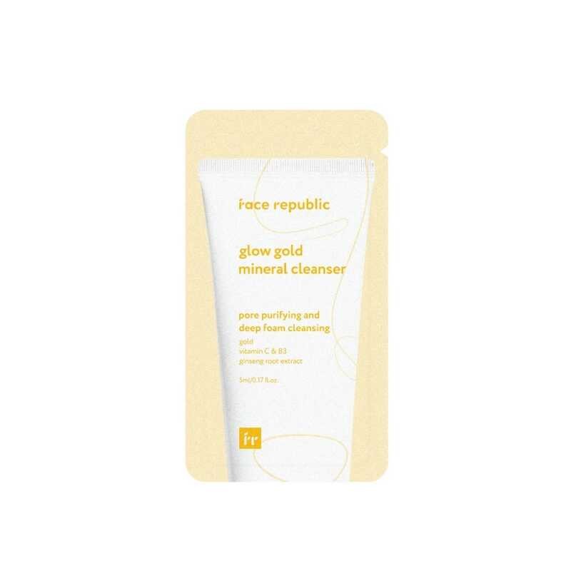 Face Republic Glow Gold Mineral Cleanser 5Ml Dvgd 9E3 | Shopee Philippines