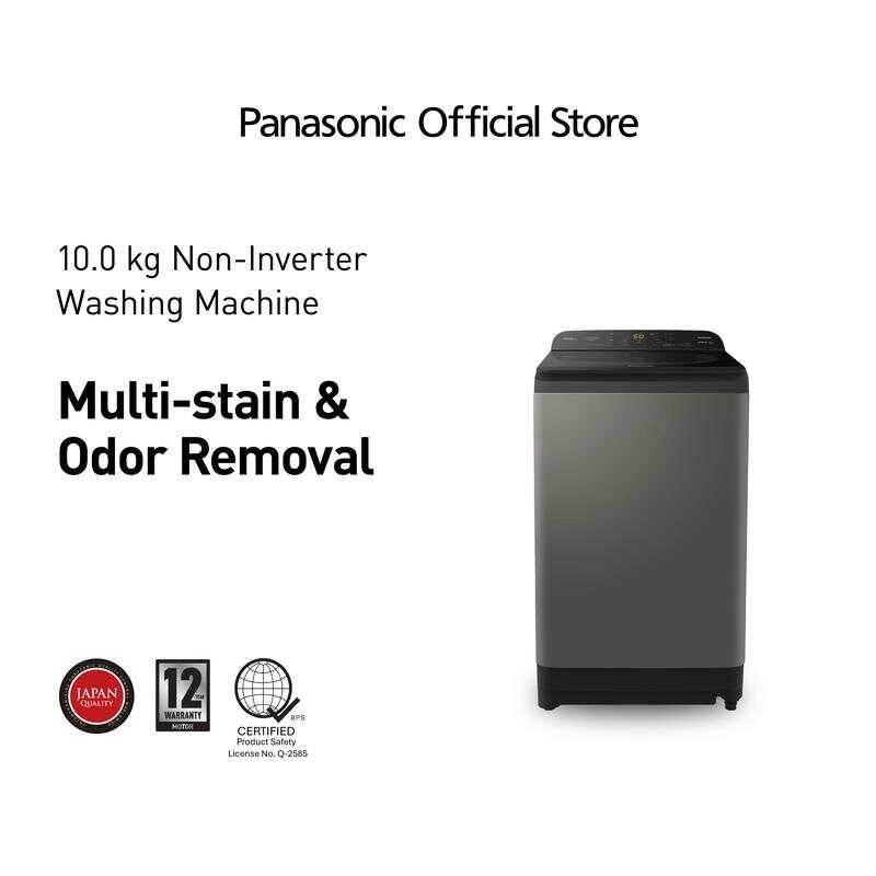 Panasonic Na-F100a9drm 10.0 Kg Fully Automatic Top Load Non-Inverter ...