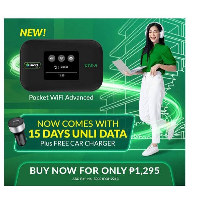 SMART Bro Prepaid 5G Pocket WiFi Advanced Cat6 Boosteven M271t | Shopee Philippines