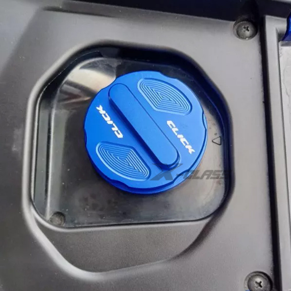 for HONDA Click 125 150 160 i Fuel Tank Cap Full CNC Alloy Gas Tank Cap ...