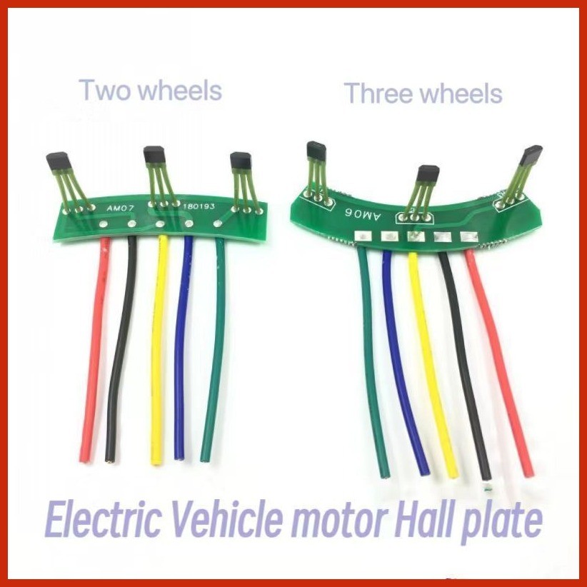 1 pc 2/3/4 Wheels Ebike Electric Motor Hall Sensor With Board Cable 60 ...