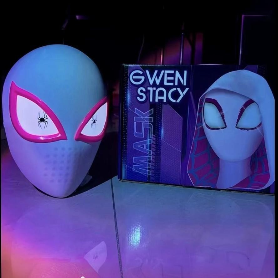 Spider Man headset, eyes, electric blinking mask, Spider Man mask ...
