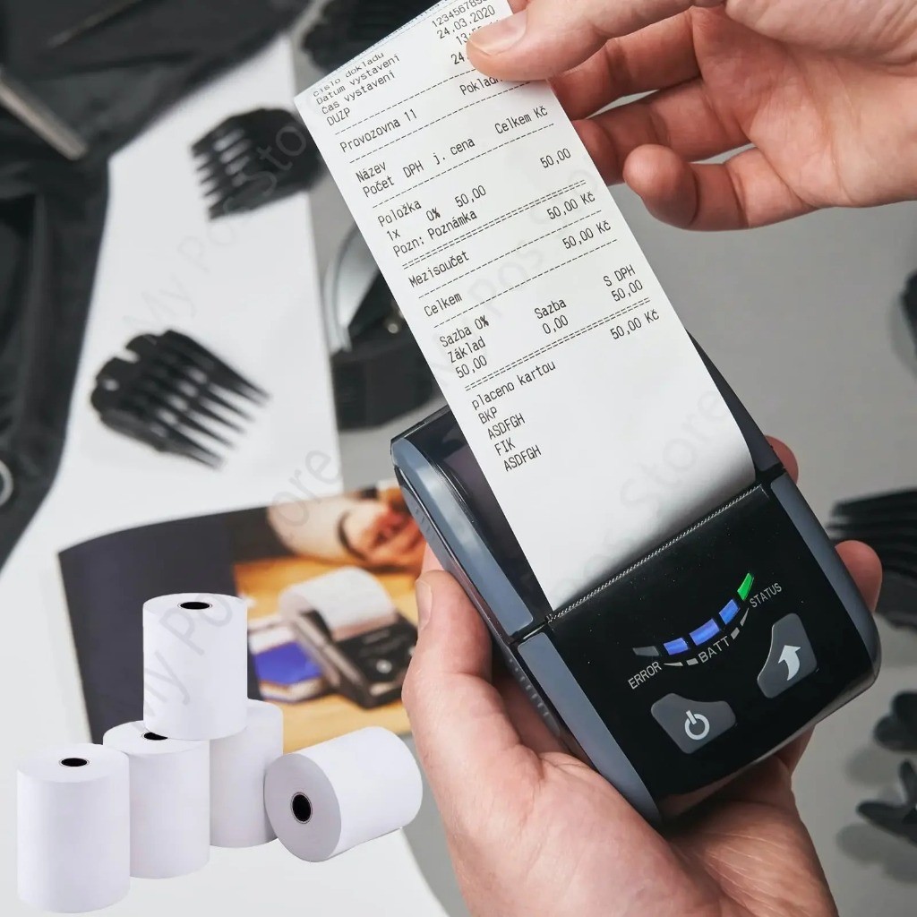 100 rolls 57 x 50mm 57x40mm 57x30 foodpanda Thermal Paper Pos Receipt ...
