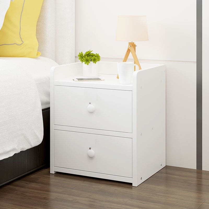 Wooden Elegant Bedside Table Nightstand Coffee Side Table with Drawer ...