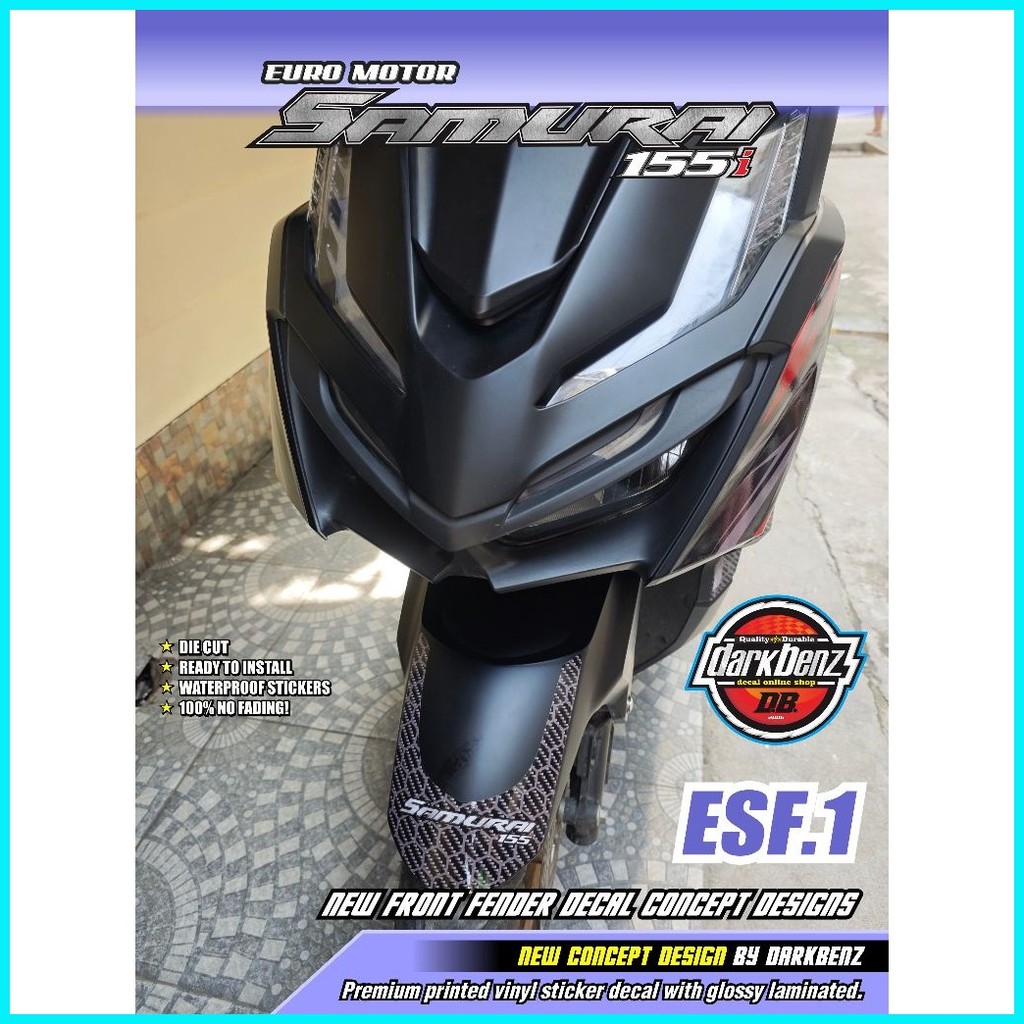 Euro Motor Samurai 155i New Front Fender Concept Quality Printed ...