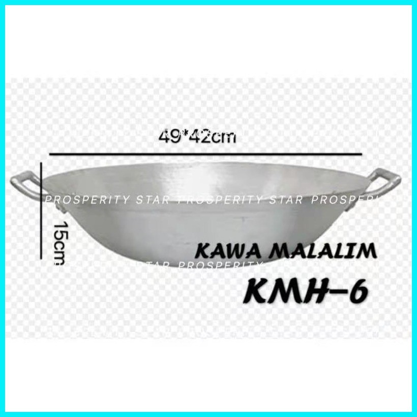 ALUMINUM PAN KAWALI / CAWALI BIG SIZE Frying fan Malaki KAWALI MALALIM ...