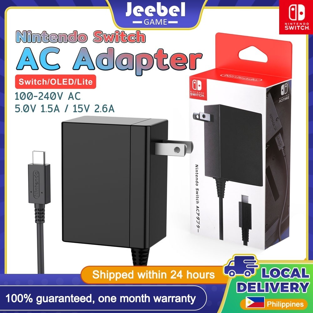 For Nintendo Switch/OLED/Lite AC Adapter Charging Cable Fast Charger ...