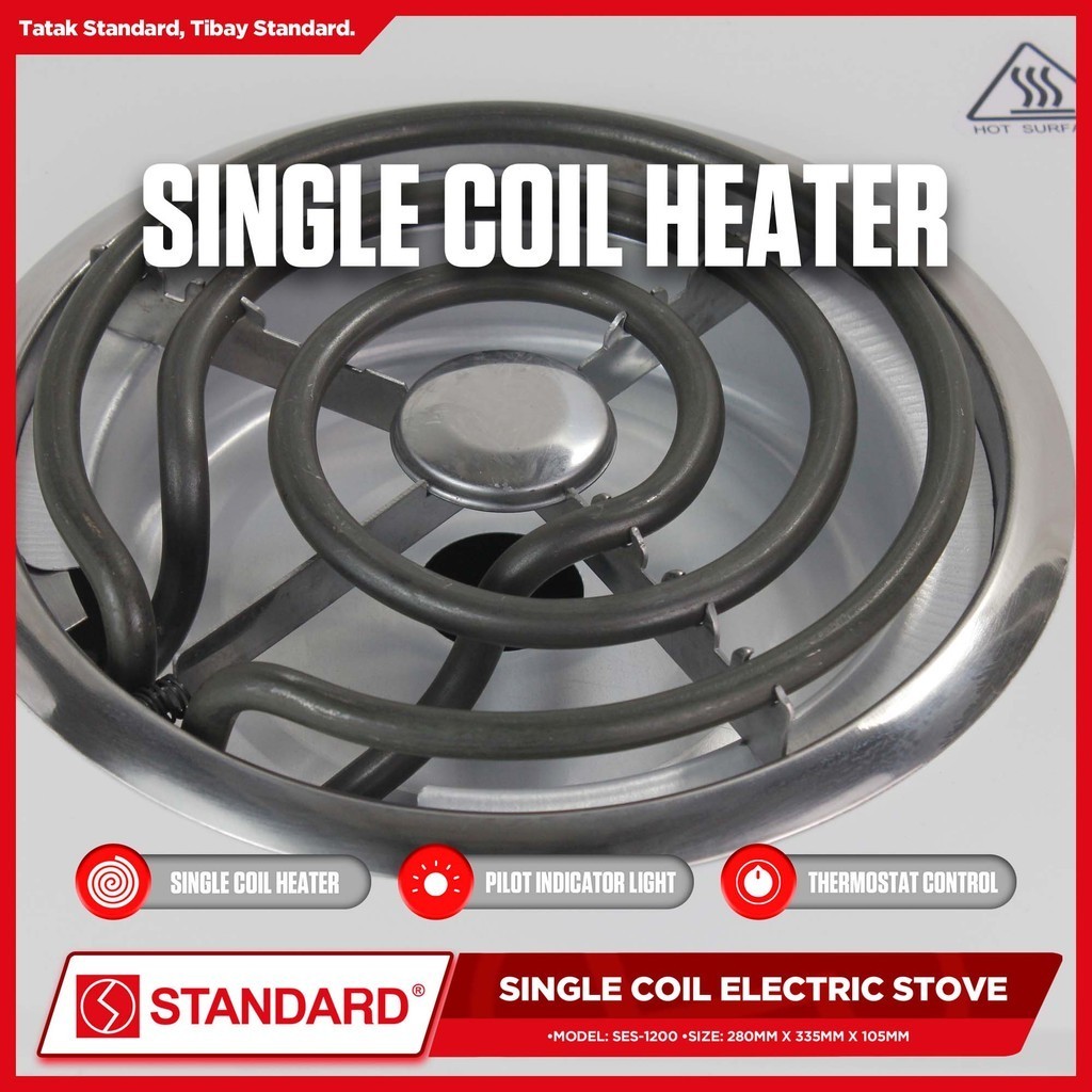 STANDARD Single Coil Electric Stove 1200W | Shopee Philippines