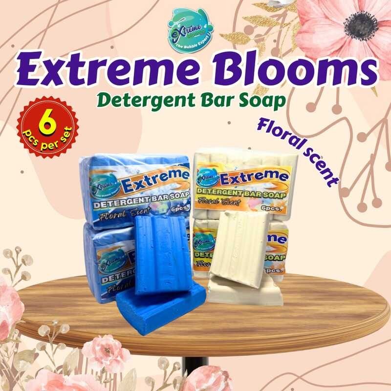 2025 Xtreme Blooms Laundry Detergent Bar Soap Floral Scent 6pcs ...