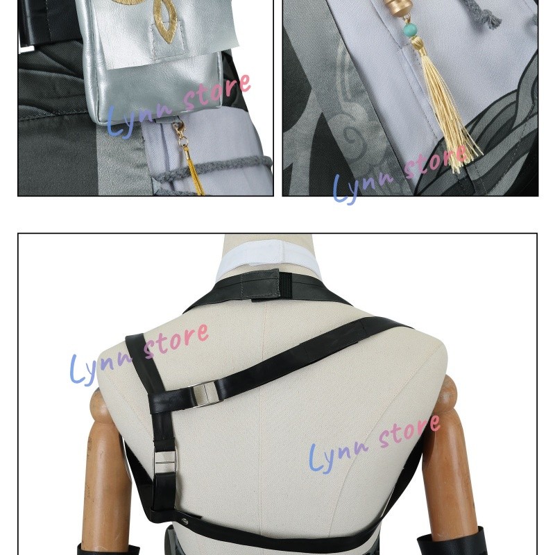 ROVER Cosplay Black Dress Suit WUTHERING WAVES Female ROVER Cosplay ...