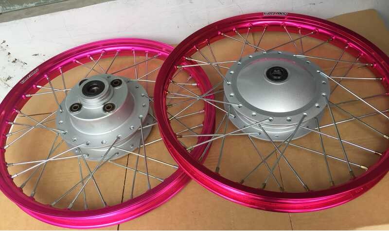 SET RIM Rusi125/150 ASSYMBLY Pair(Vanzboy Rim/Takasago Rayus) | Shopee ...