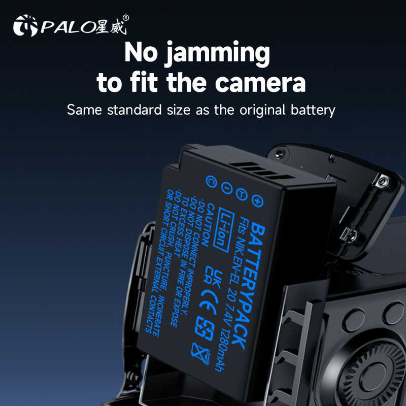 Maglagay Ng En-El20 En-El20a Baterya Sa El20 El20a Para Kay Nikon Coolpix P1000, 1 J1, 1 J2, 1 ...