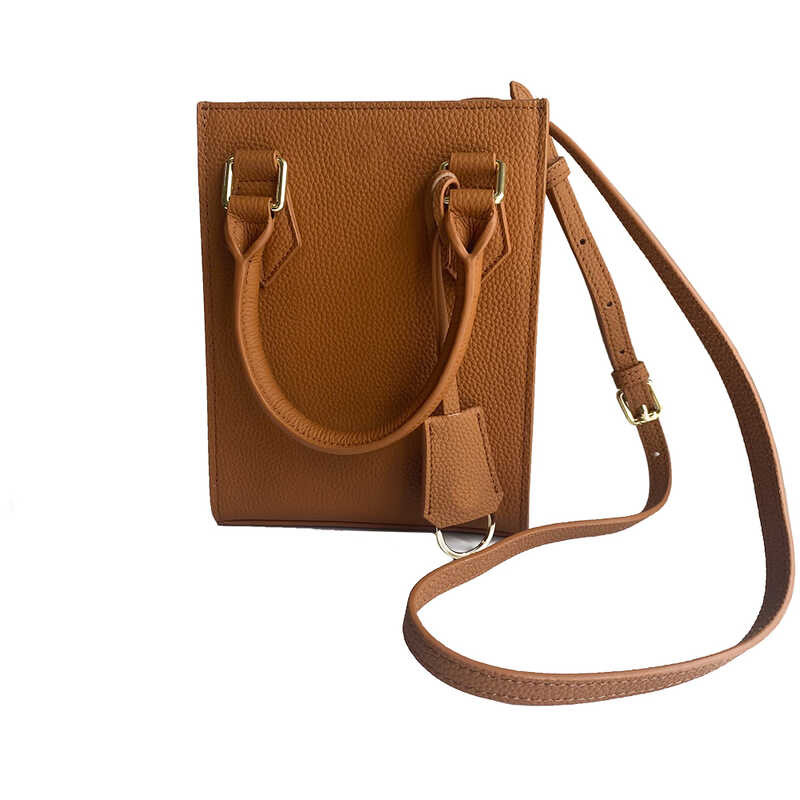 B1 Custom Maliit Kamay Para Sa Mga Kababaihan Tunay Na Leather Tote ...