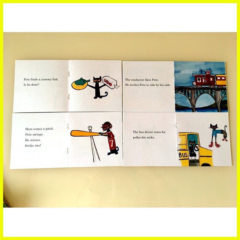 ⭐ Pete The Cat I Can Read Phonics Picture Book Kids Learning Short ...
