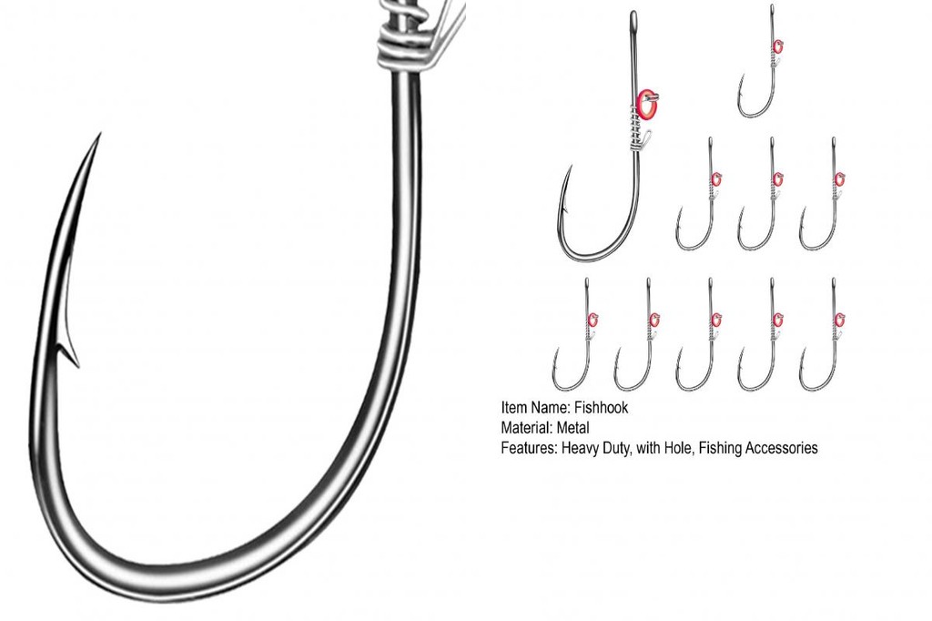 Bass Fishing Hook Multi-functional Fish Hooks 10pcs Live Shrimp Fixing ...