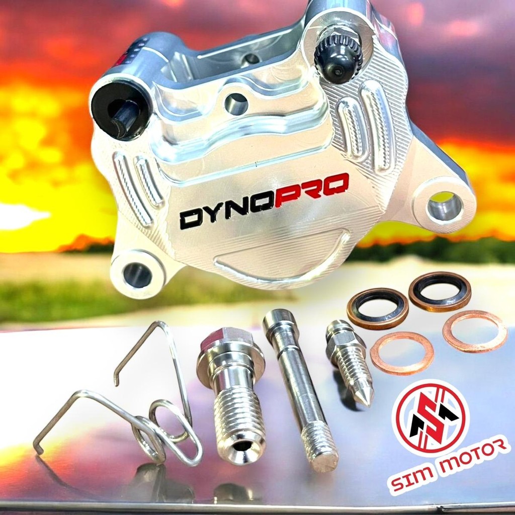 DYNOPRO CNC CALIPER GT-2 New Brake System From DYNOPRO DYNOPRO GT2 2POT ...