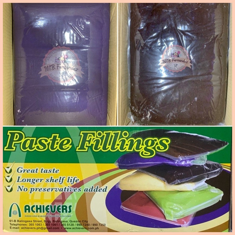 Ube Paste and Red Mongo Paste Filling 5kg (Achievers) | Shopee Philippines