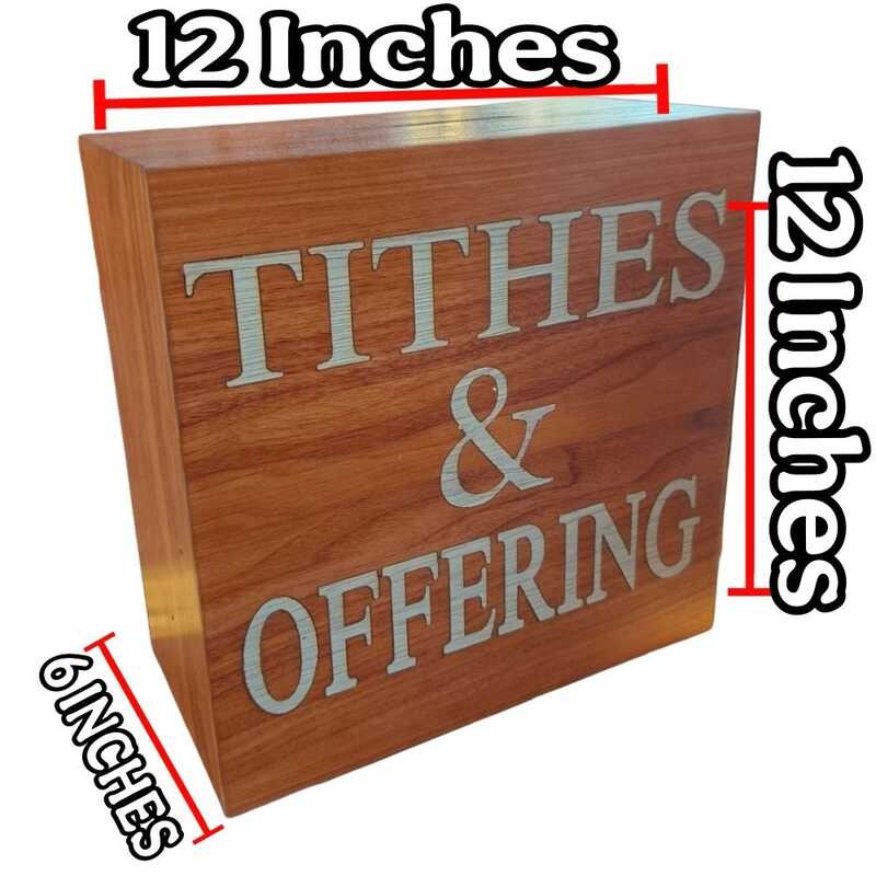 Donation Box For Charitable Purposes - Offertory Box Or Mite Box ...