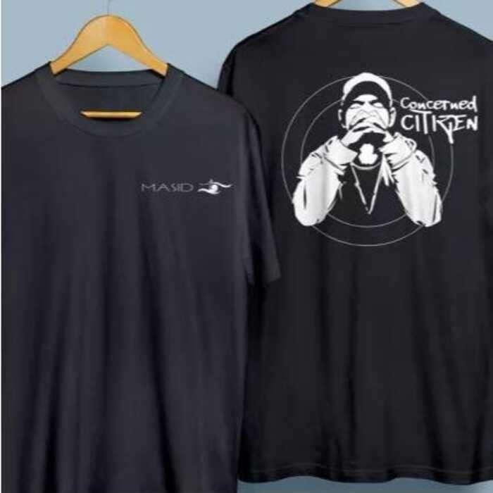 TOP Tee-Shirt MASID PILOT V 1.0 By Geo Ong CONCERNED CITIZEN Crew Neck ...