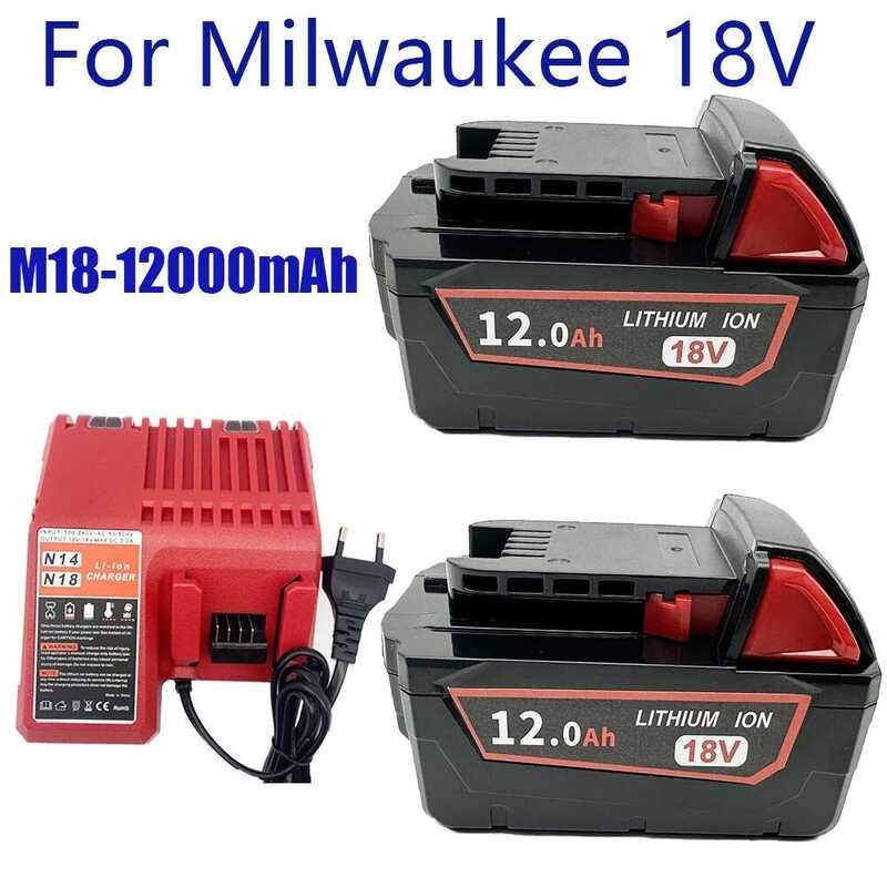 100%Original 1 A6 For Milwaukee M18 Power Tool Battery, Charger, Br, Xc ...