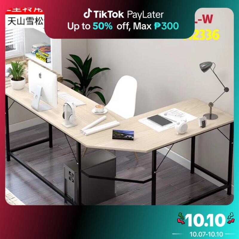 L-Shaped Corner Computer Gaming Desk PC Table Study Table Home Office ...