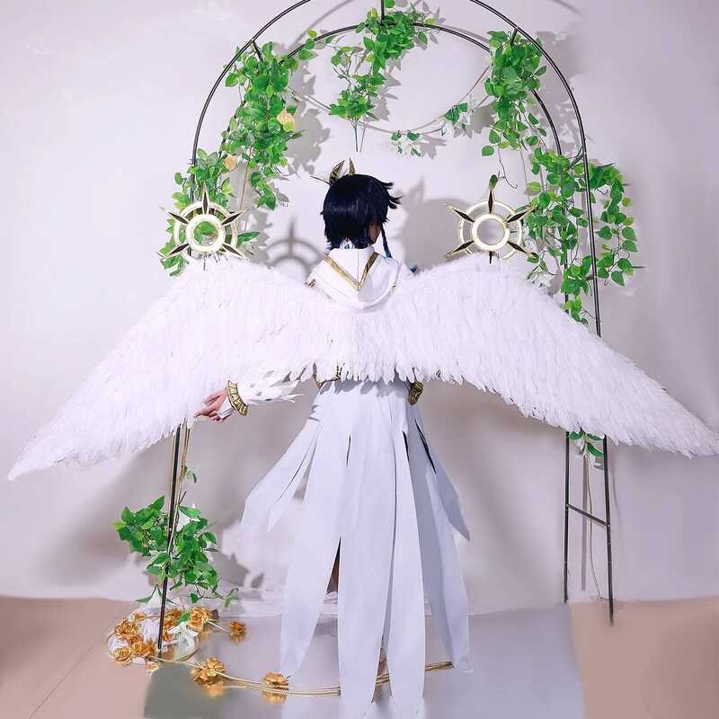 God Venti SSR Cosplay Costume Genshin Impact Anemo Archon Angel Comic ...