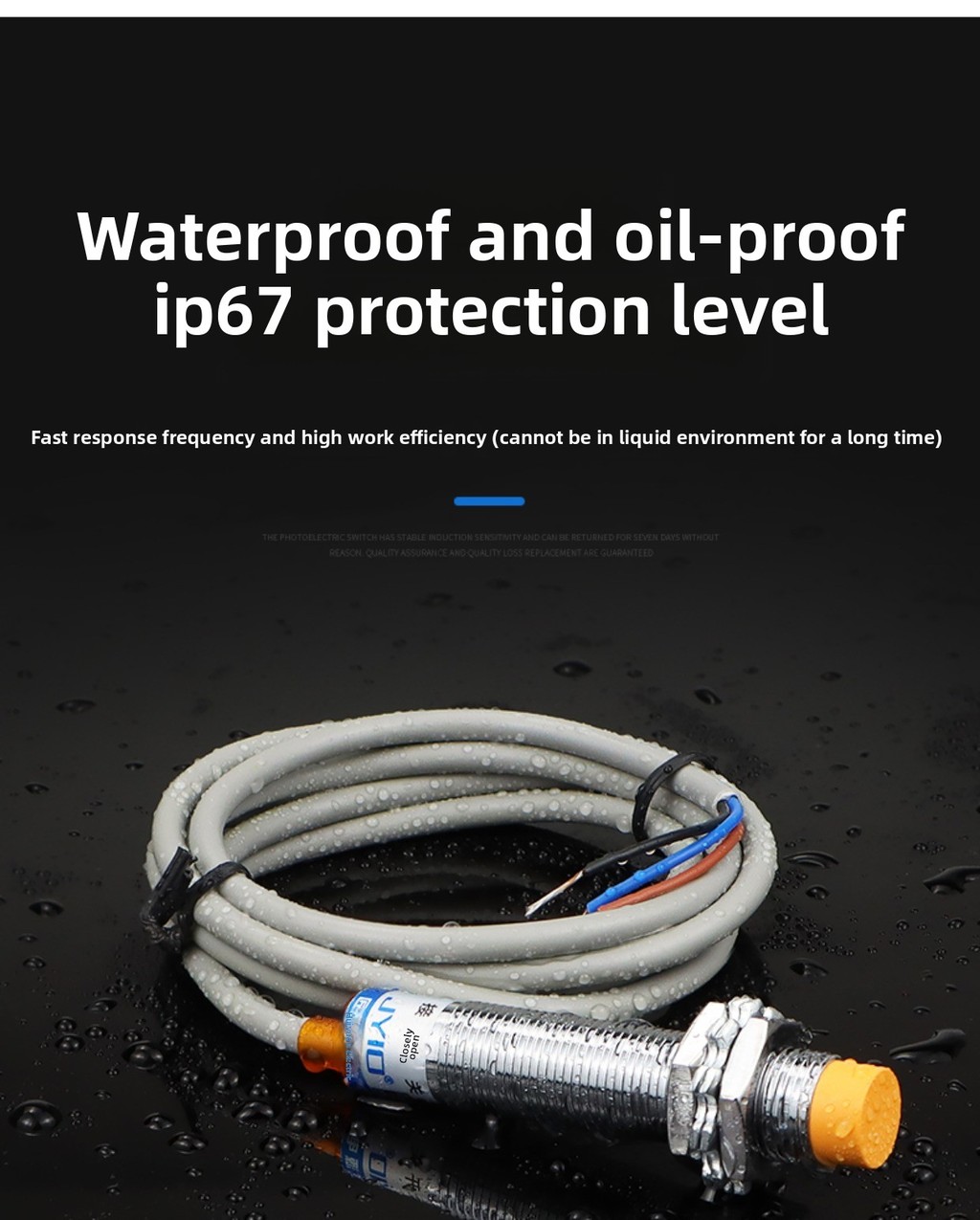 Proximity Switch LJ12A3-4-Z/BX Three-Wire NPN Normally Open 6-36V ...