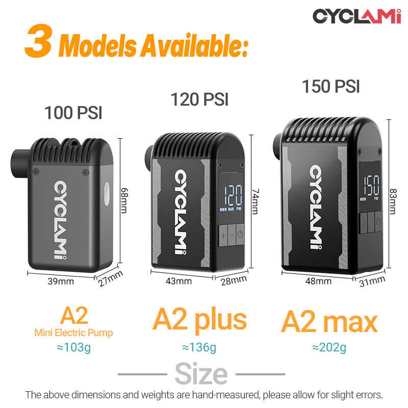 CYCLAMI Mini Portable Pocket Bike Electric Air Pump Schrader Presta Vae Road MINI Fast ...
