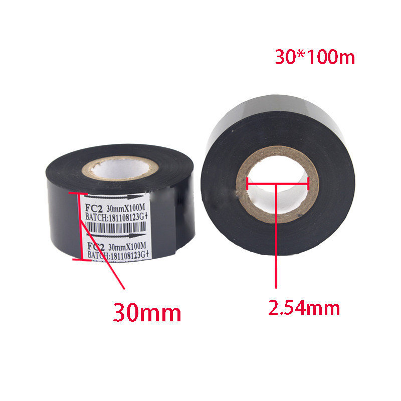 Hot Foil Ribbon Thermal Ribbon For DY8 HP241B Coding Machine 30mmx100m ...